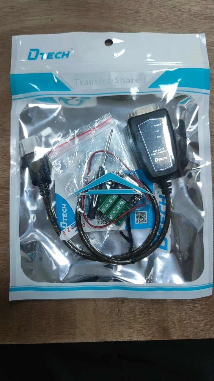 Dtech Dt-5019c Usb To Rs232/485/422 Dc5v 4 In 1 Serial Cable 0.5m For ...