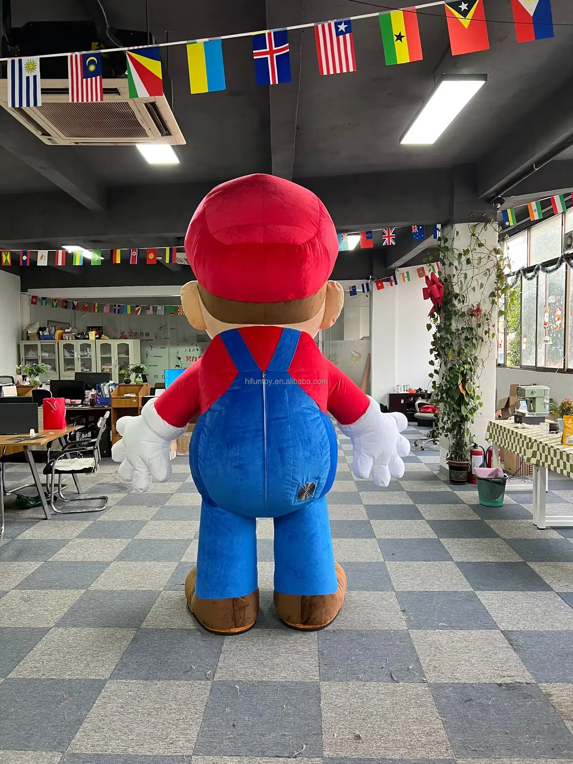 Funtoys Inflatable Mario Mascot Costume - Perfect for Events