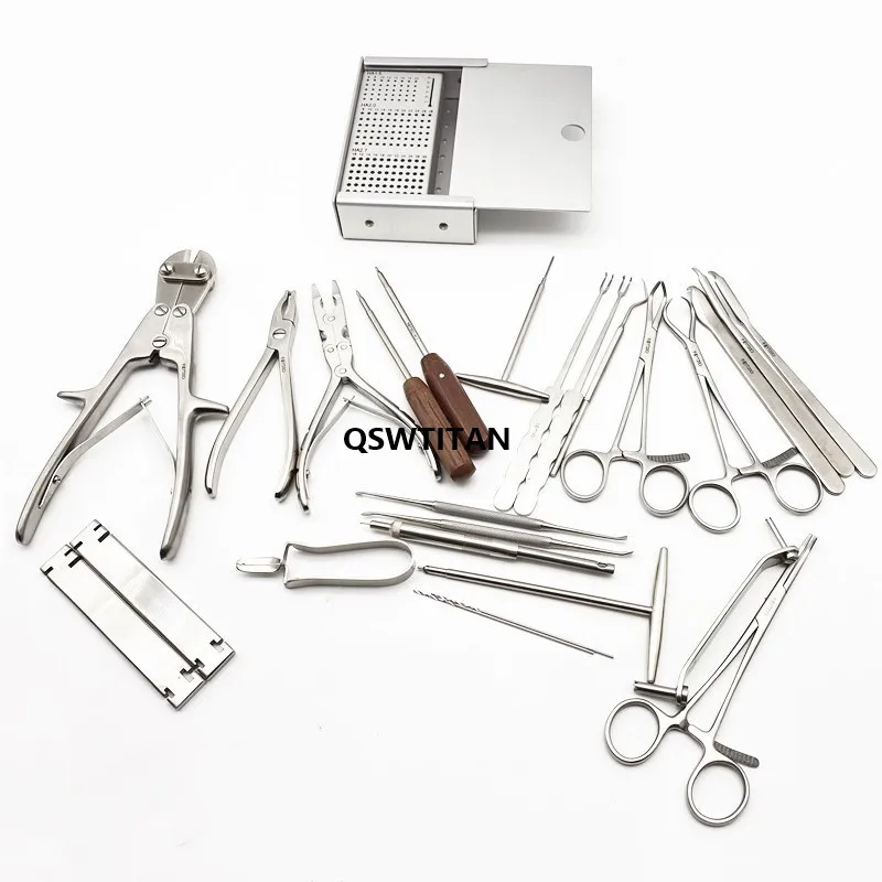 Small Fragment Surgical Micro Bone Fracture Orthopedic Instrument Set ...