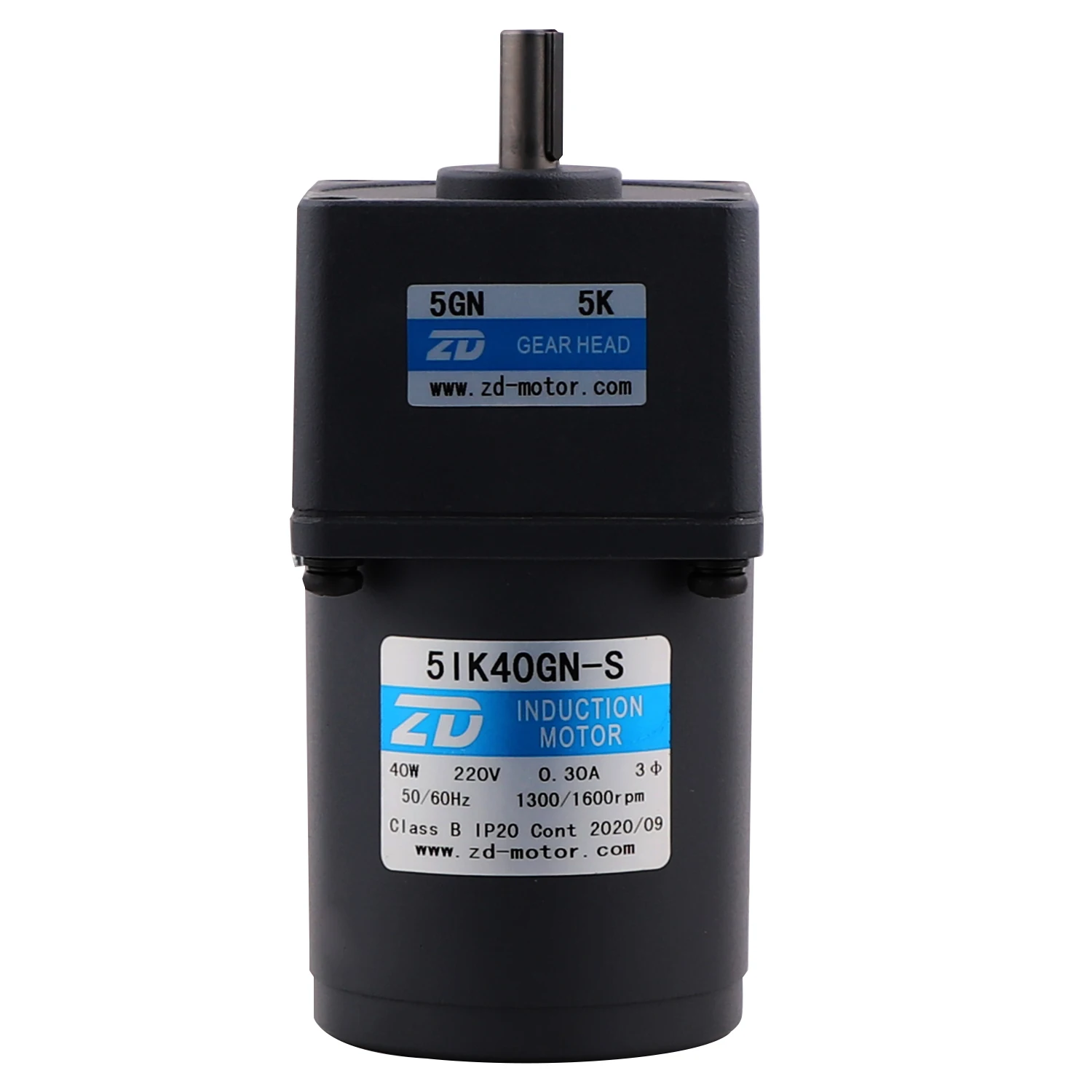 ZD Motor 90mm 40W 220V 50HZ Single Phase Three Phase AC Reversible Gear ...