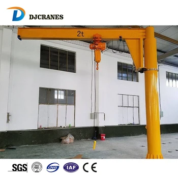 Pillar Column Mounted Slewing Jib Crane Wieldy Video Slider Crane Jib ...