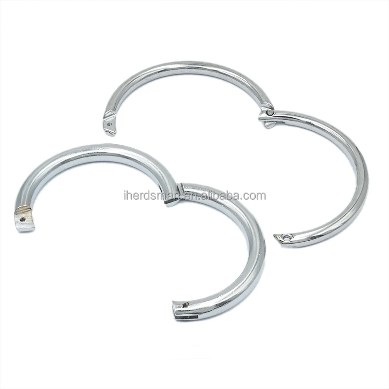 Stainless Steel Nose Rings for Cattle - Easy Traction