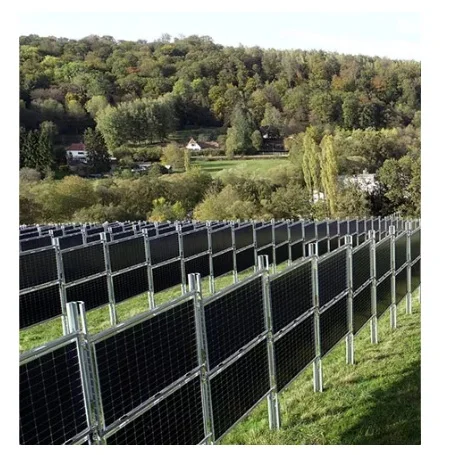Solar Mounting System Pv Structure Bifacial Vertical For Farm Ground ...