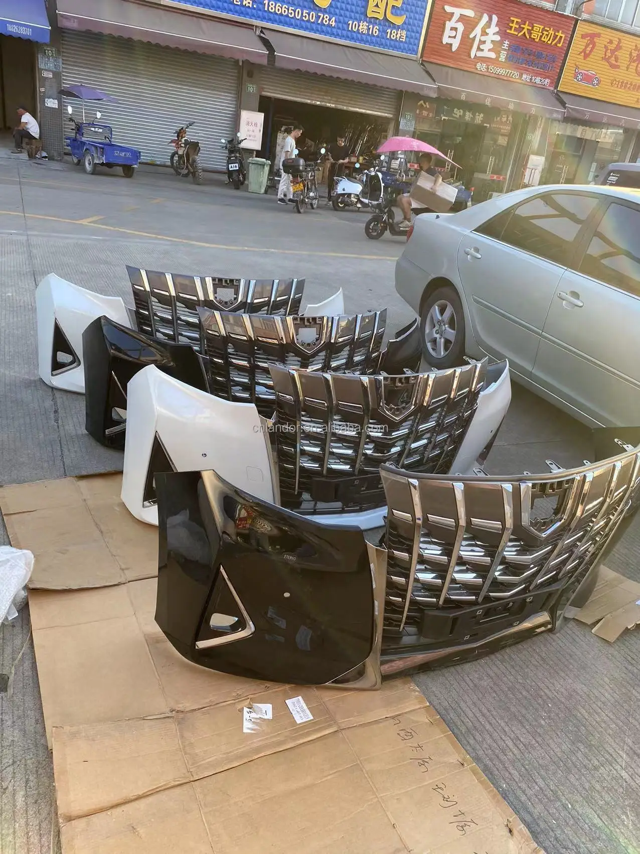 Ldr Full Set Original For Alphard Front Bumper With Grill Headlight ...