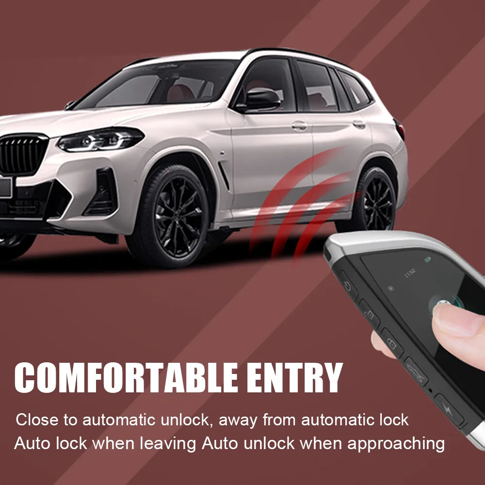 Universal Lcd Display Car Key Upgrade Smart Remote Control Keyless For ...