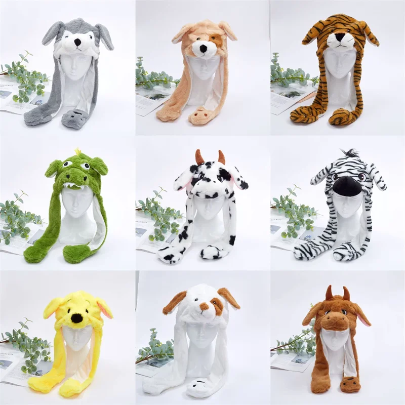 Custom Stuffed Led Growing Rabbit Moving Jumping Ears Plush Cute Ears ...