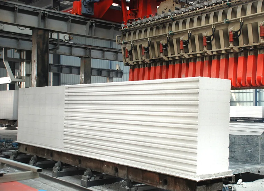 Autoclaved Aerated Concrete Light Weight Fly Ash Aac Block Machine ...