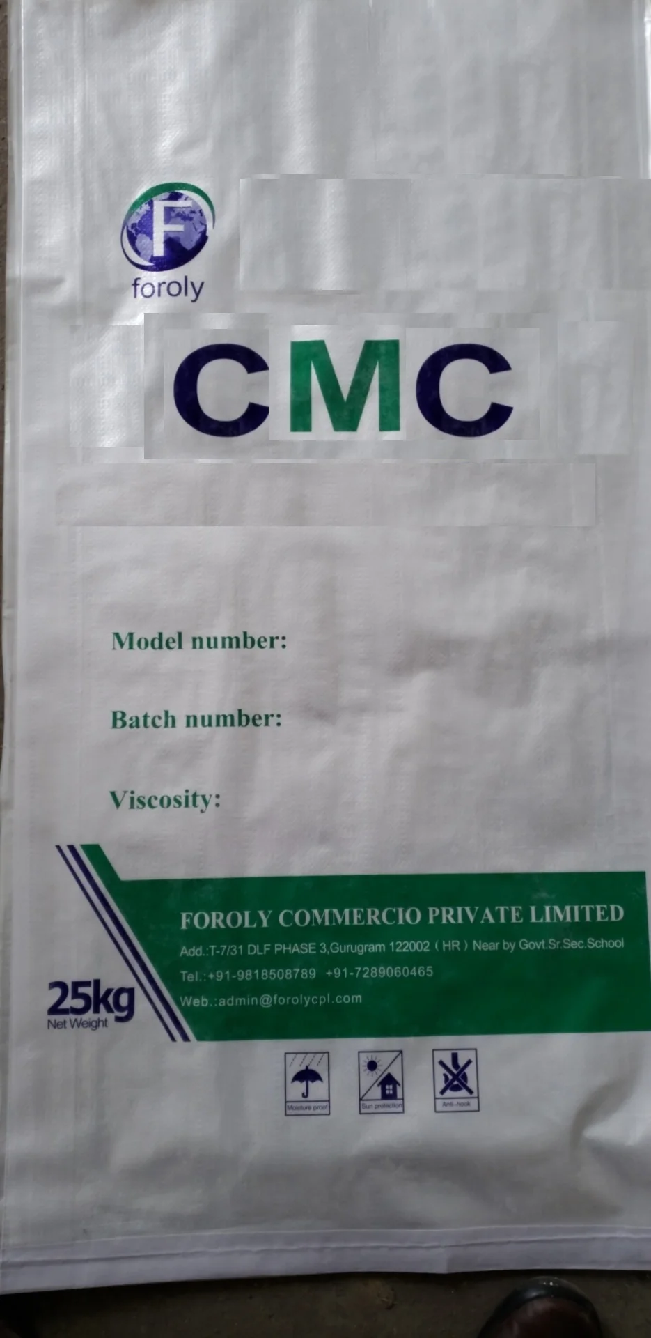 White Powder CMC Carboxymethyl Cellulose Oil Based Mud Viscosifier ...