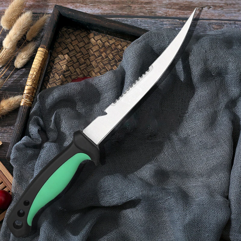 Portable Japanese Fish Cutting Knife Kitchen Fish Fillet Knife ...