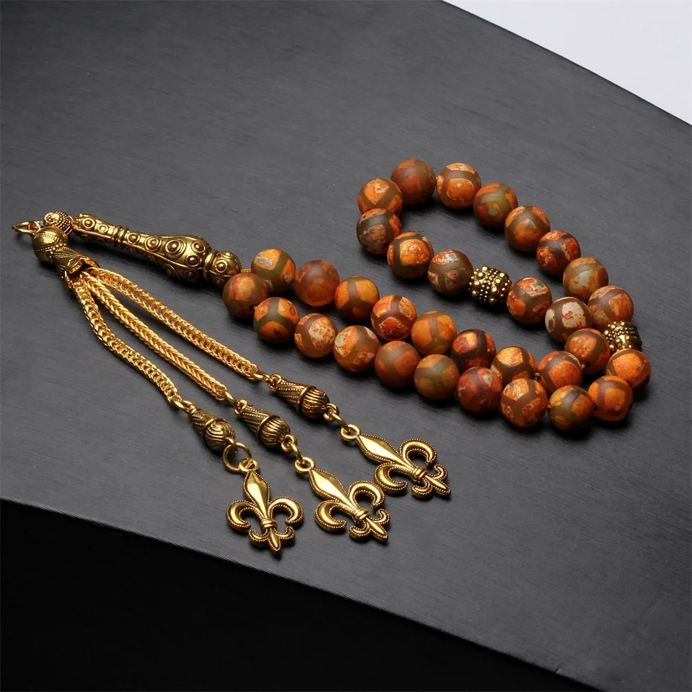 Islamic Prayer Beads - Natural Stone Tasbih Misbaha