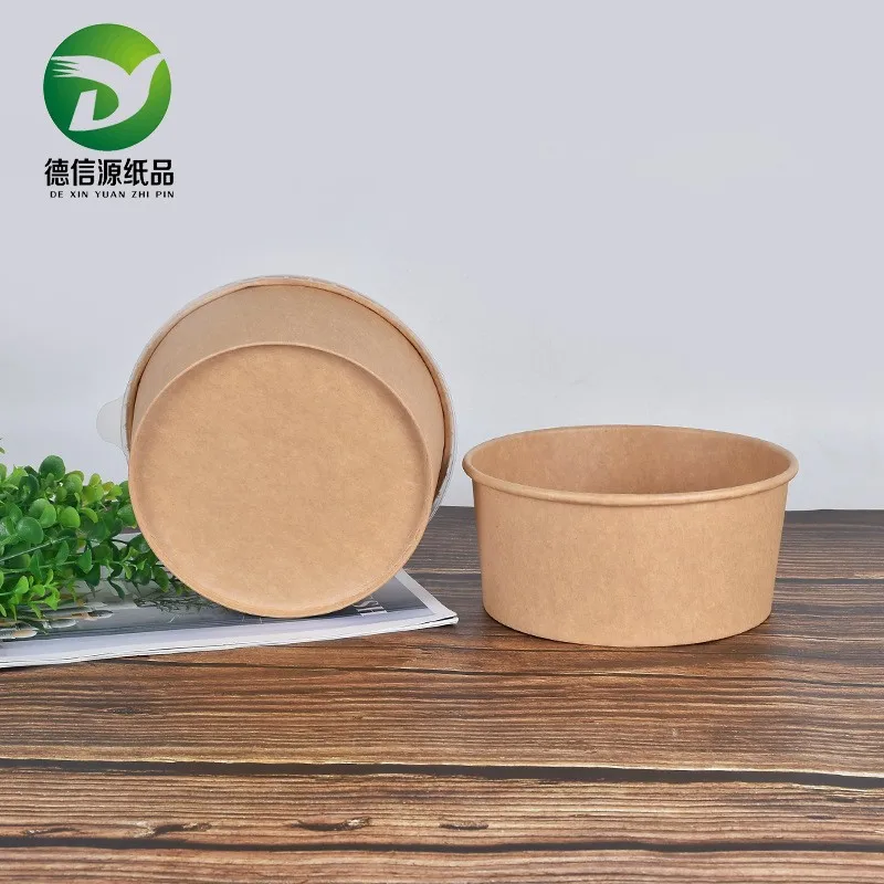 Wholesale To Go Biodegradable Kraft Food Packaging Disposable Soup Cup ...