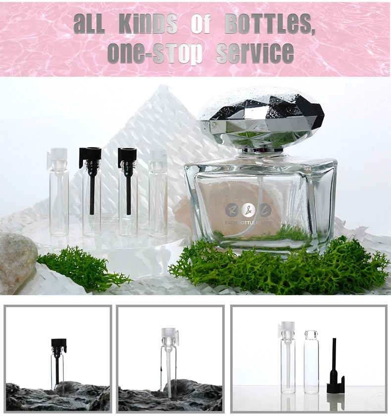 50ml 75ml 100ml Cologne Black White Pink Flat Spray Rectangle Thick ...