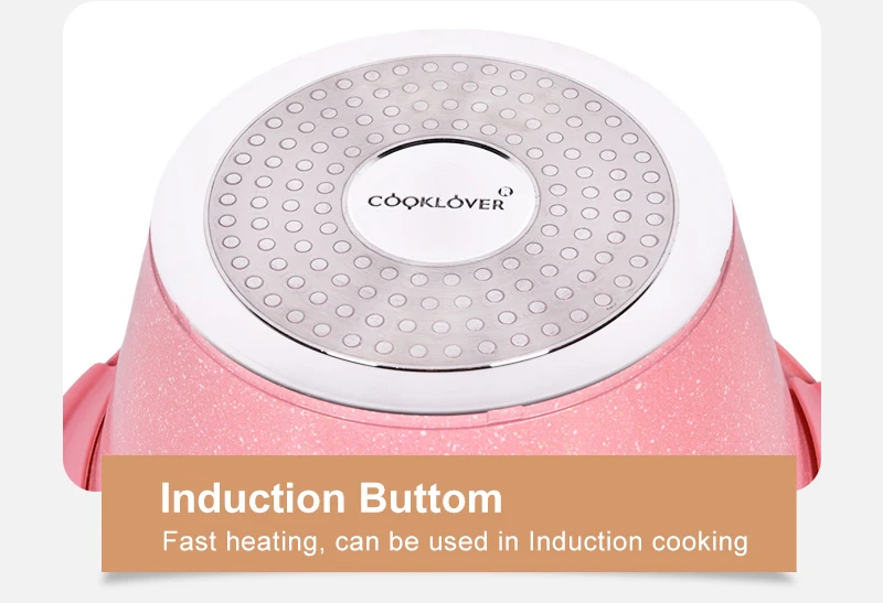 COOKLOVER 10 Piece Cast Aluminum Ceramic Non-Stick Cookware Sets