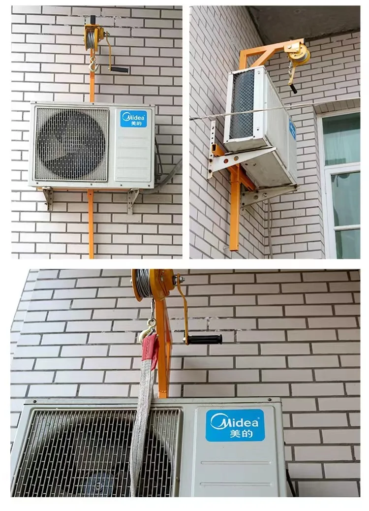 10M Mini Crane - Efficient Air Conditioner Installation