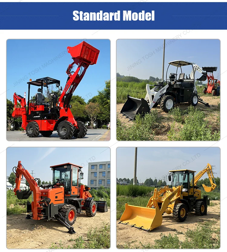 TOSH Backhoe Excavator Loader 4x4 - High Efficiency Machinery