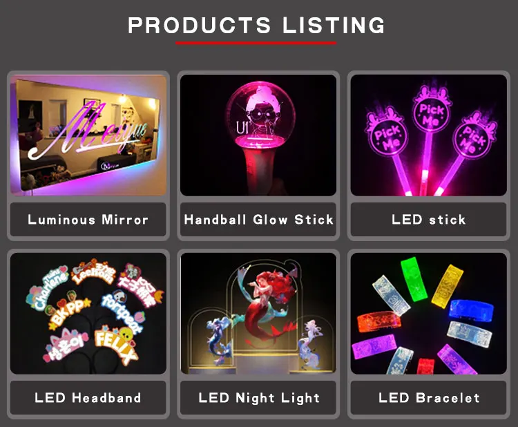 Customized Cheering Glow Sticks Kpop Blackpink Led Light Signs Board ...