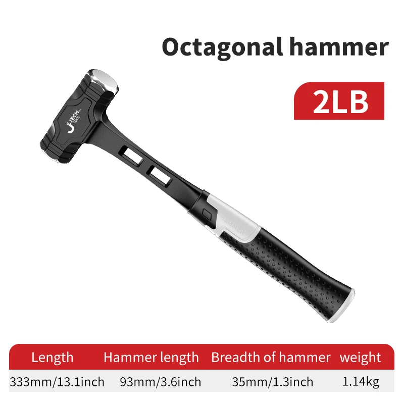 Site Octagonal Hammer Heavy Masonry Hammer High Carbon Steel Household ...
