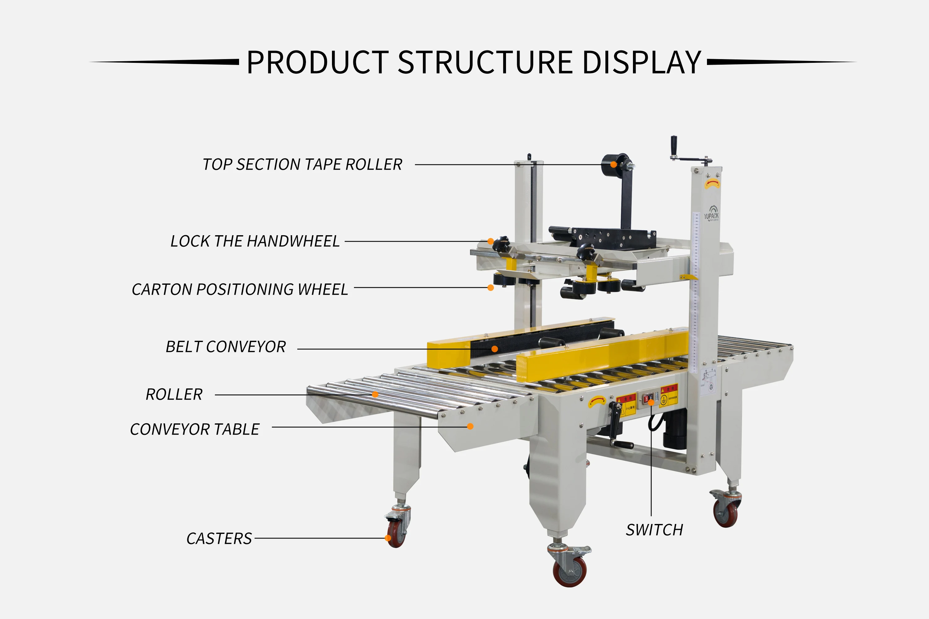 Fully Automatic Random Carton Sealer case Sealing Machine Suitable for ...