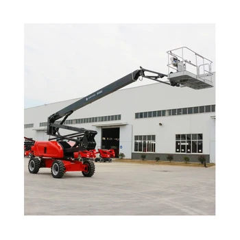 All-terrain Manual Rotator Telescopic Man Lift For High-altitude ...