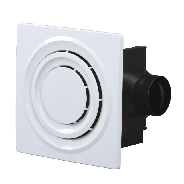 High quality ultra-thin small exhaust fan with low noise blade plastic ...