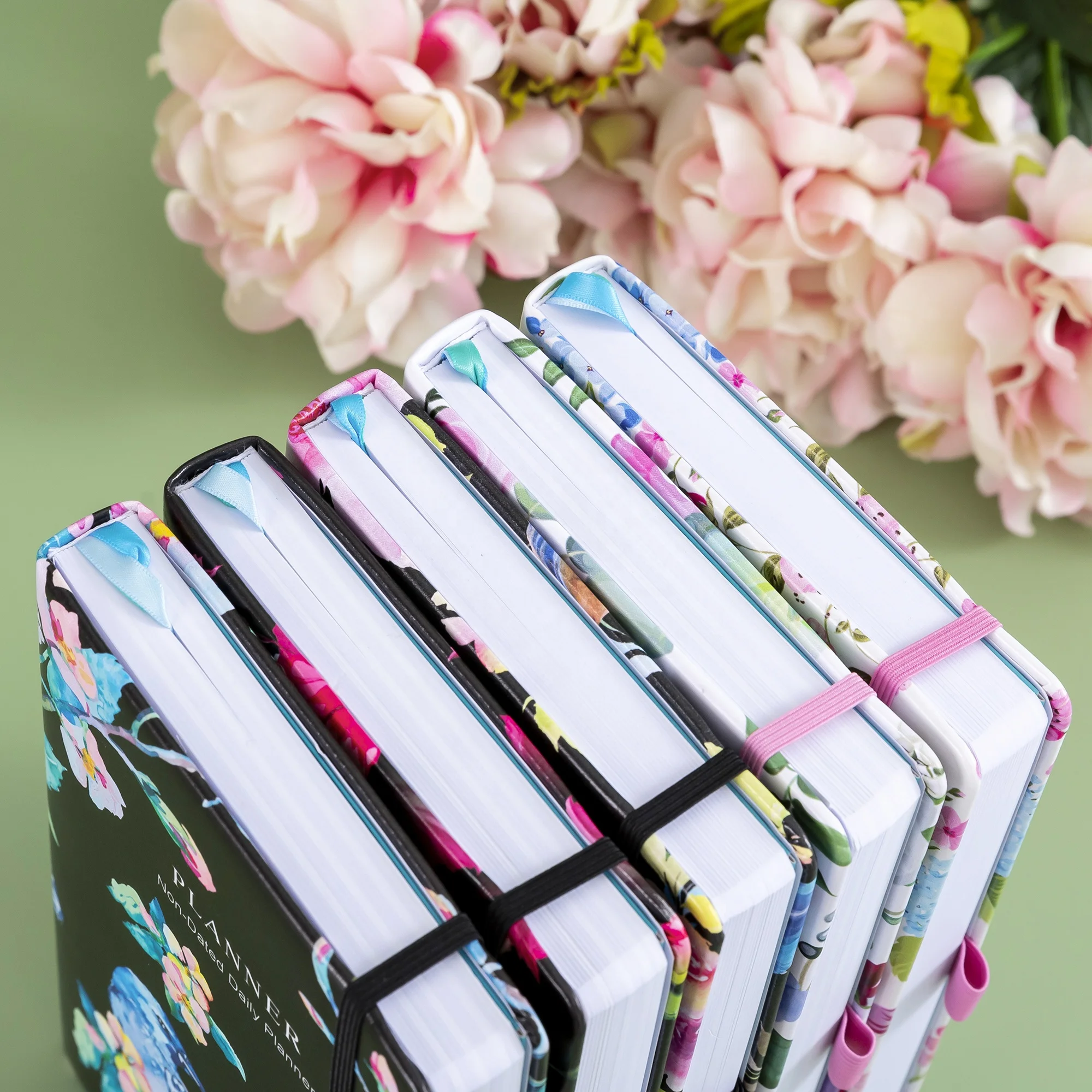 Hardcover A5 Pu Leather Diary Custom Printed Pages Writing Journal ...