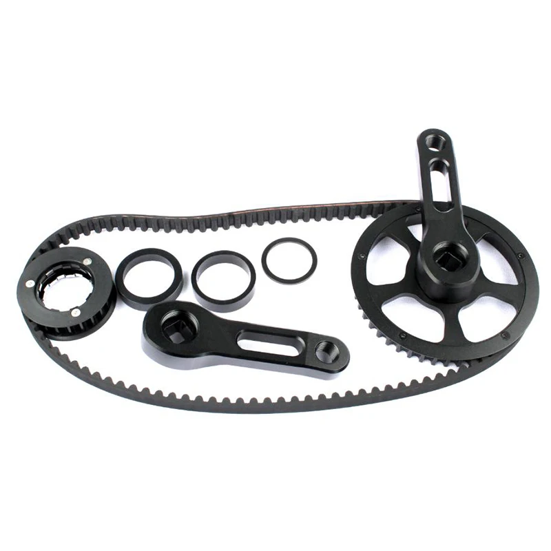 Custom Bike Chainwheel and Crank - 102/120L 46T Crankset