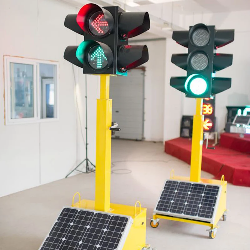 Wireless Traffic Light Control System Solar Mobile Portable Traffic ...