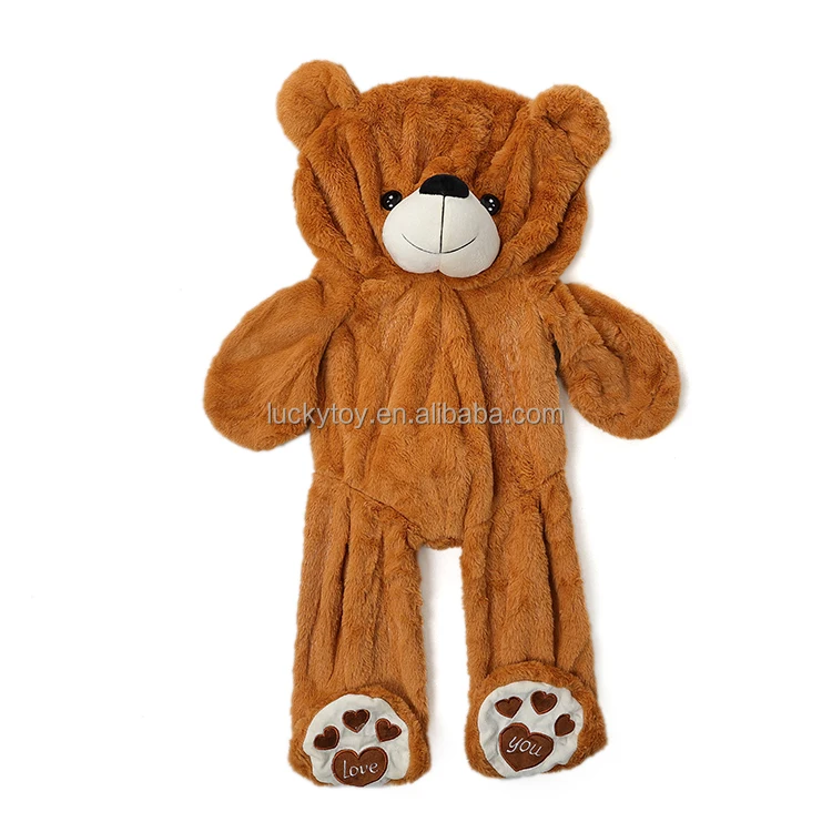 Different Size Big Teddy Bear Animal Unstuffed Plush Skins Soft Toys ...