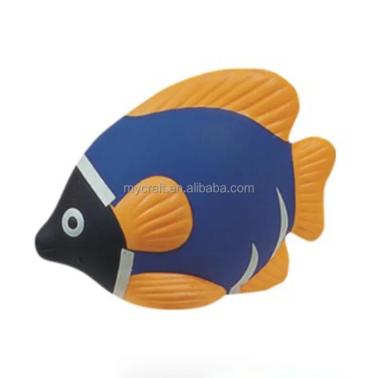 Cute Squishy Marine Animal Stress Relief Toy Soft Pu Foam Fish - Buy ...