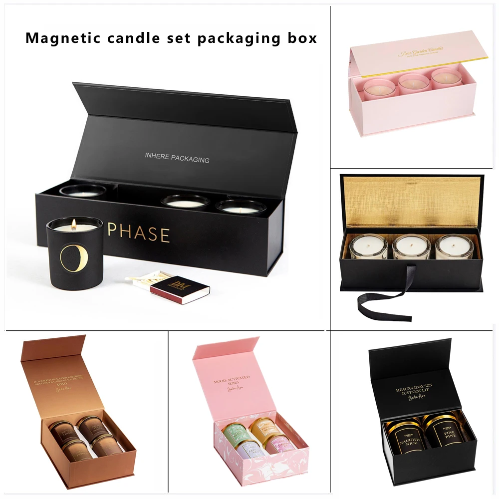 Luxury Custom Printing Cardboard Empty Candlebox Pillar Votive Candles ...