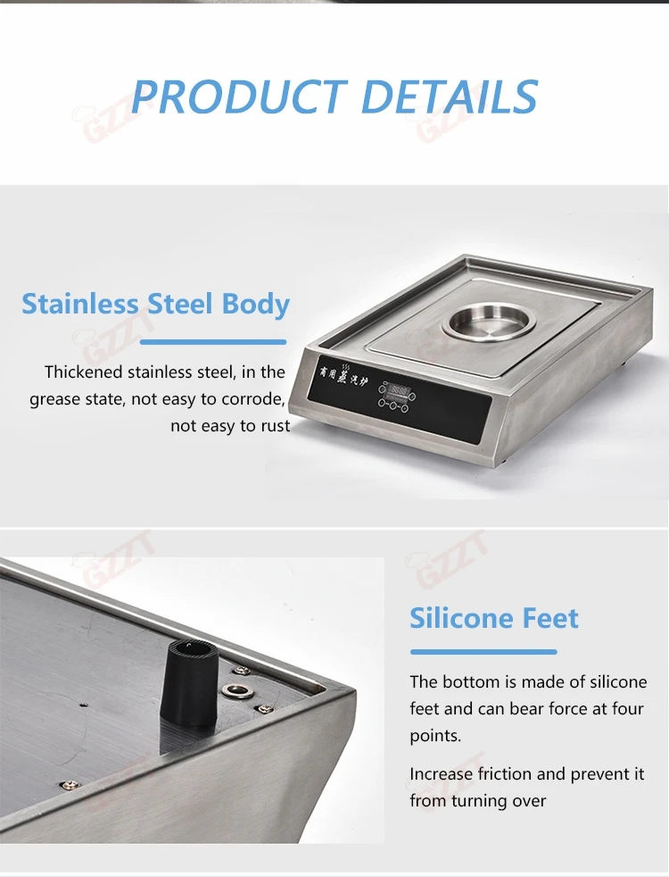 6000W 8000W Dim Sum Warmer Cooker Heater Commercial Electric Food ...