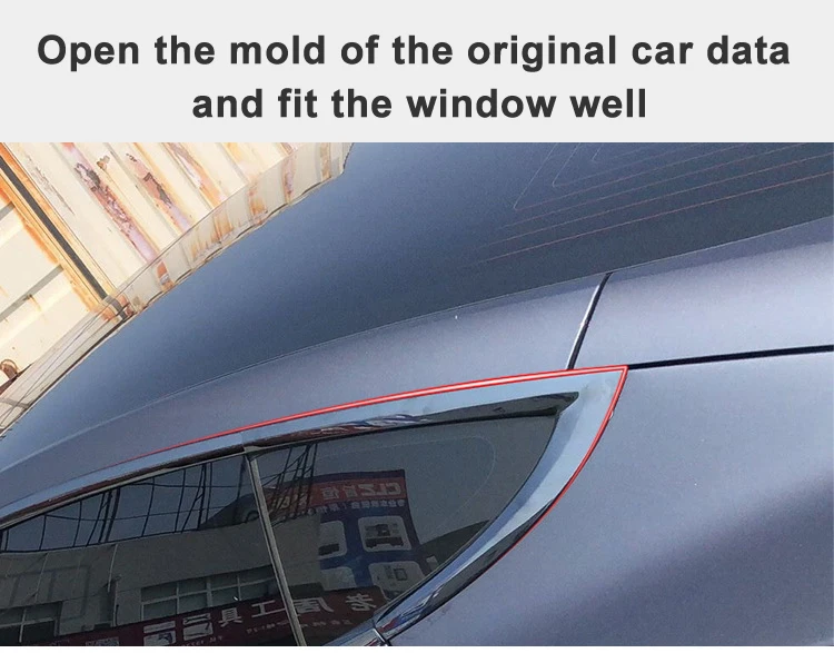 Creeaes Stainless Steel Window Trim Kit Exterior Accessories Fit For ...