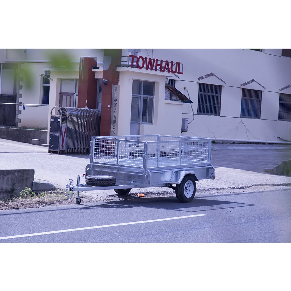 Galvanizing Loading Unloading Fully Welded Caged Box Trailer 750kg ...