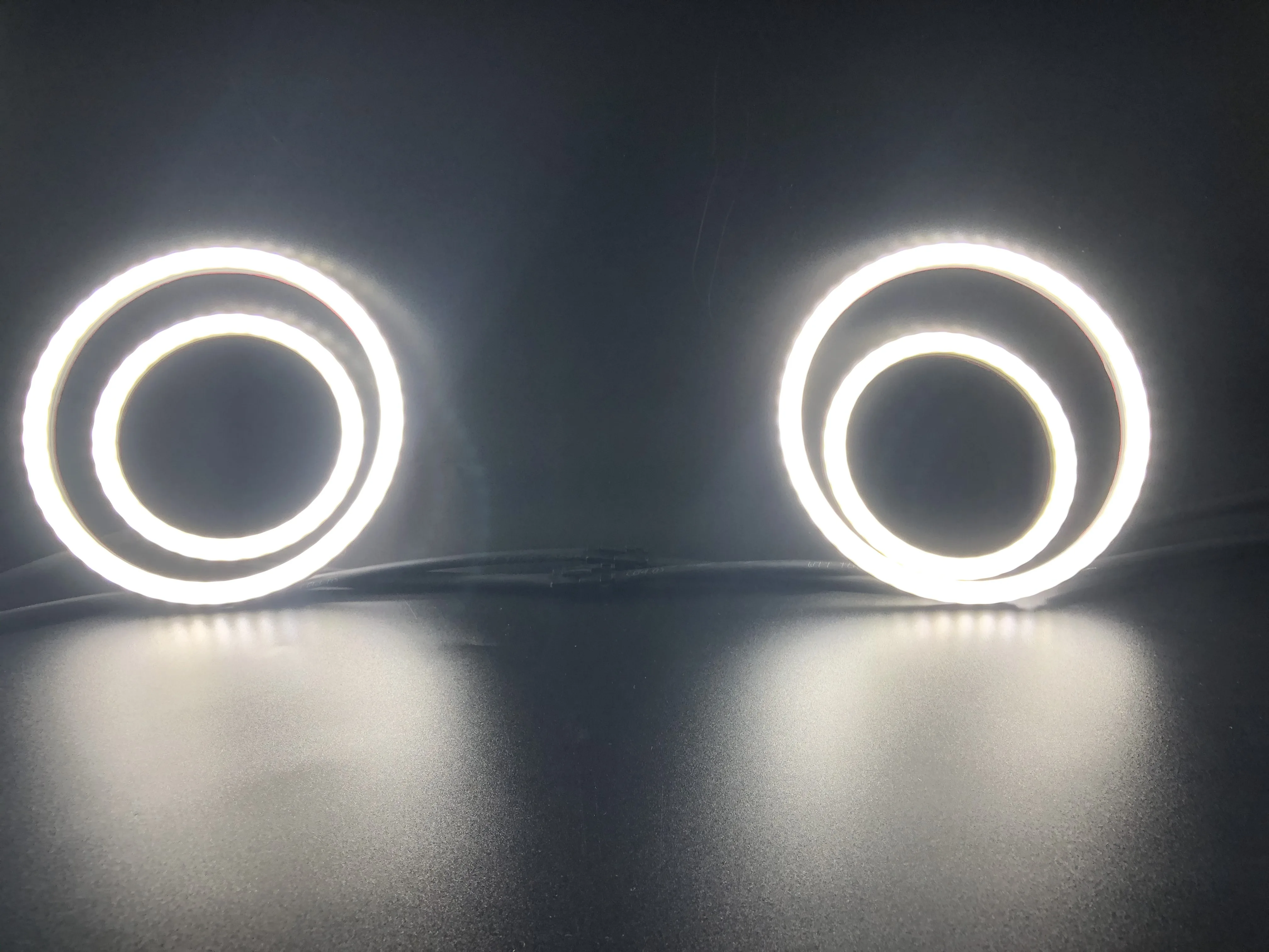 Flow Series Sequential LED RGB Accent Lighting 100mm Halo Rings