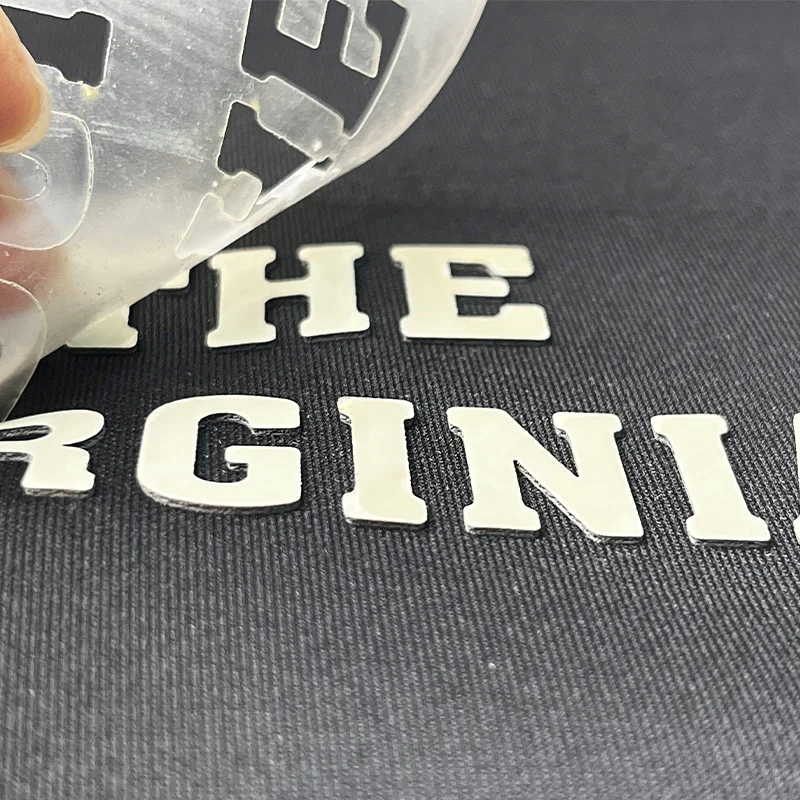 Custom Logo Sticker Labels Dtf Screen Print Plastisol Silicon Heat ...