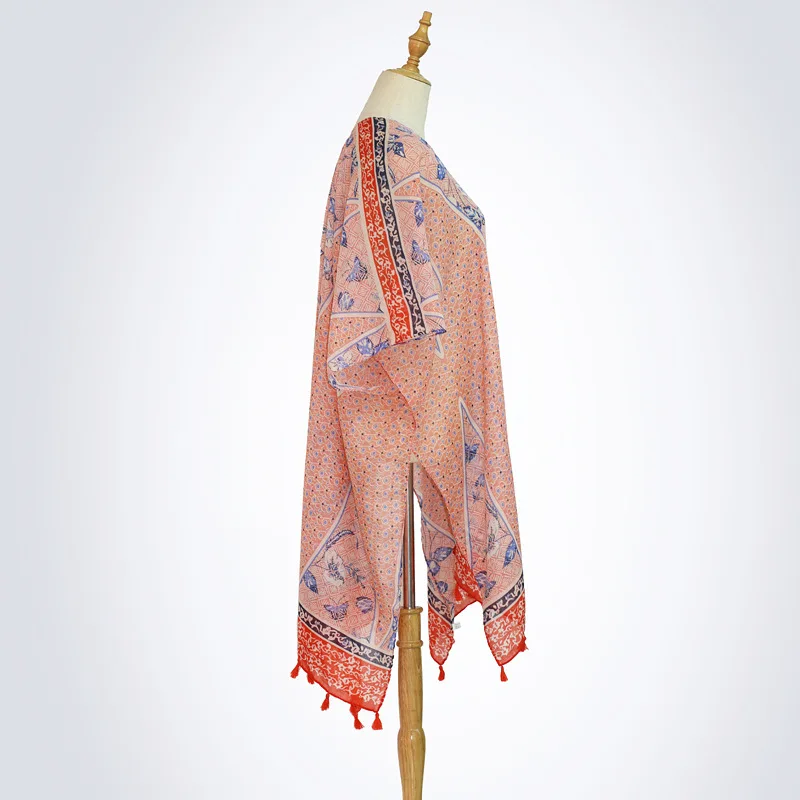 Ladies Summer Thin Shawls Wholesale Polyester Cotton Beautiful Beach ...