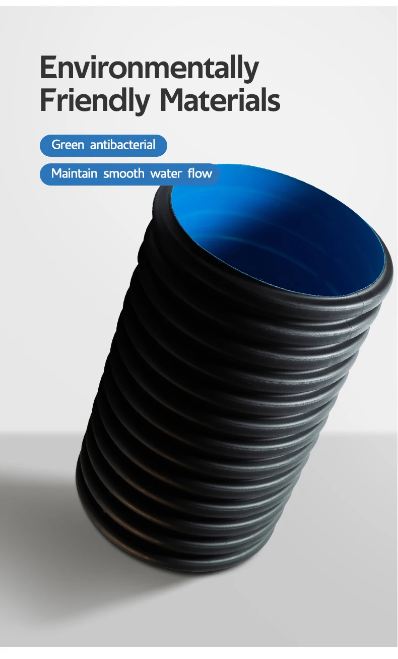 Most Popular Large Diameter Plastic Tube Drainage And Sewage Pipes Hdpe ...