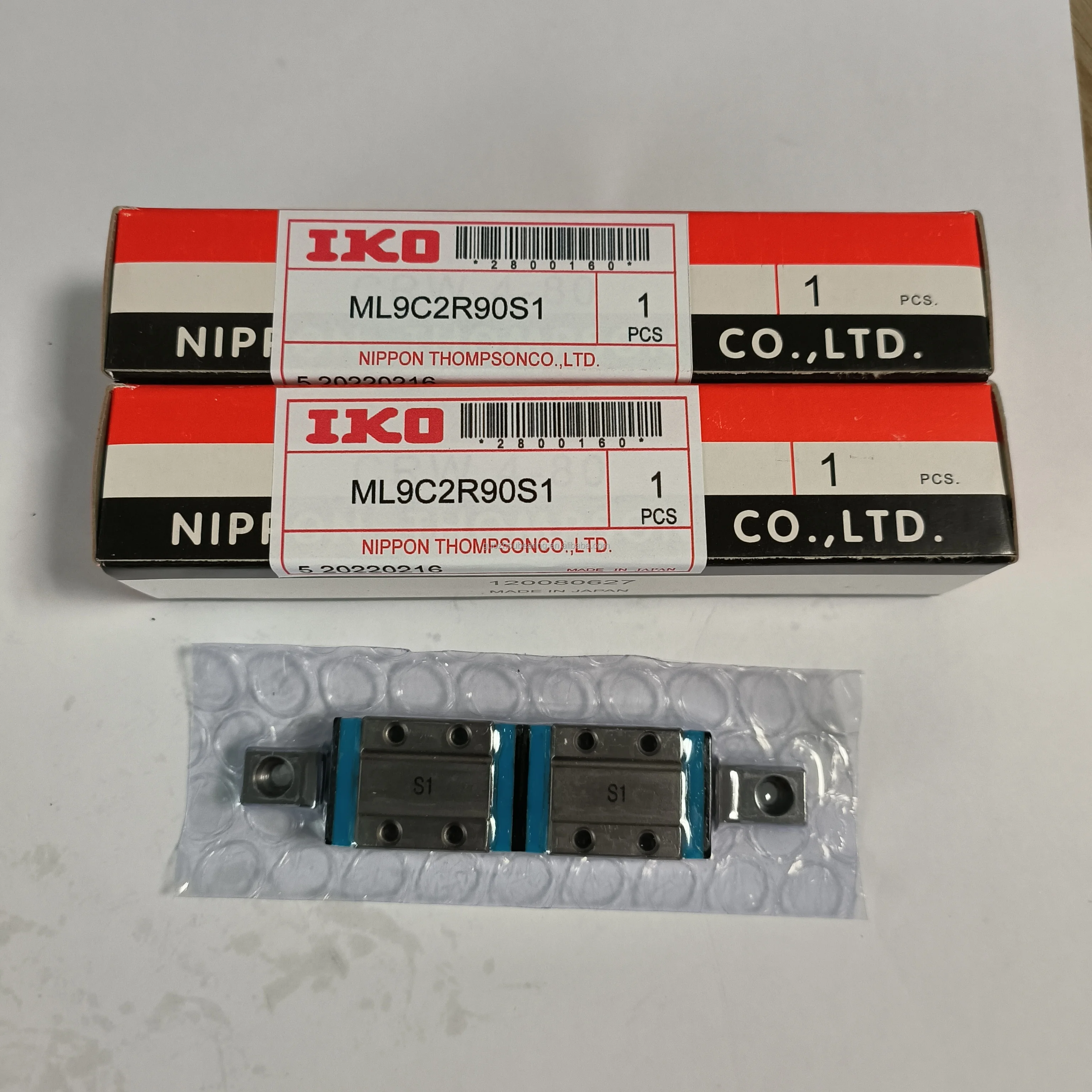 Original IKO Linear Guide Rail Linear Guide Block ML3 ML3C1H2 ML3C1Hs2 ...