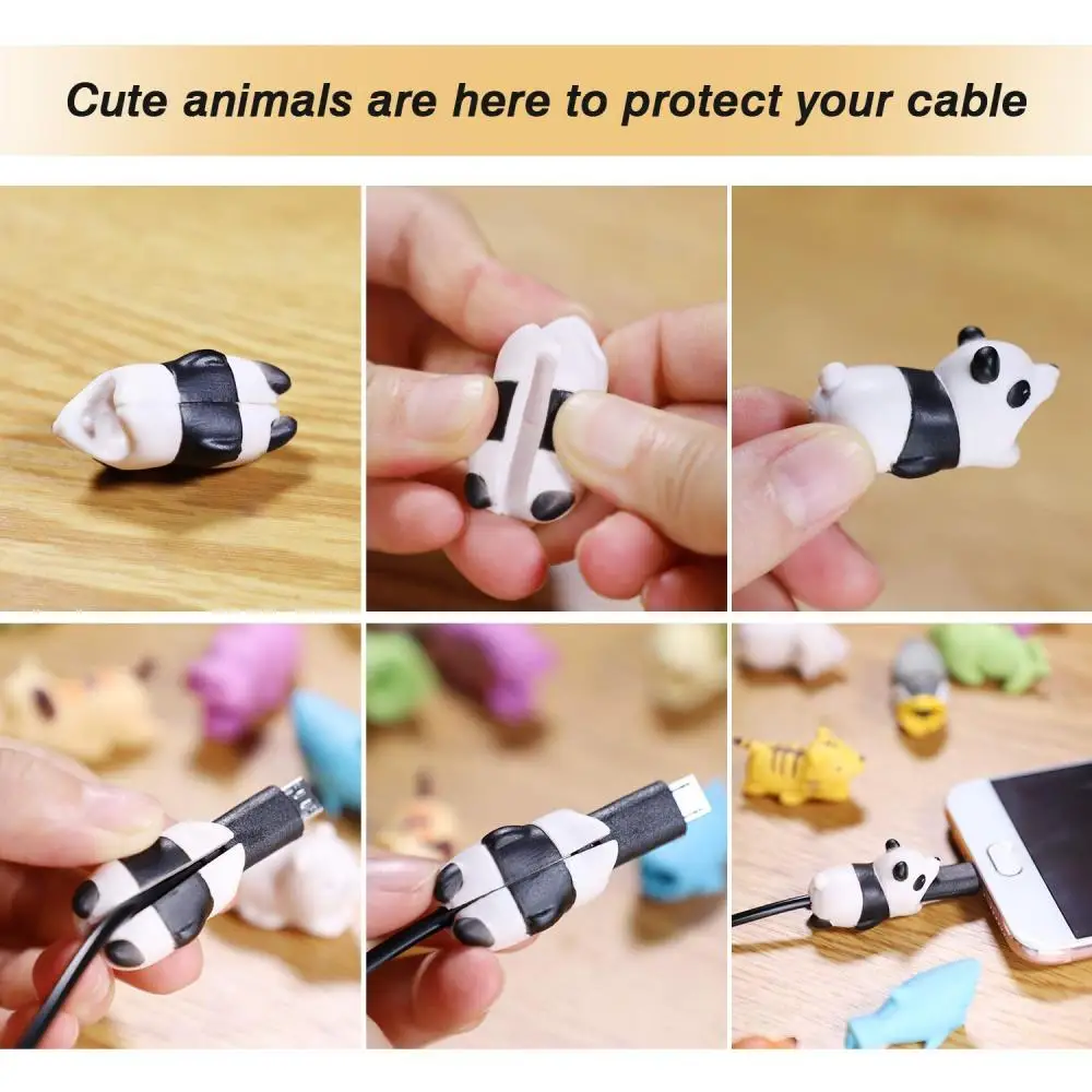 Cwc Custom Logo Animal Cartoon Cute Pvc Para De Celular Data Charging ...