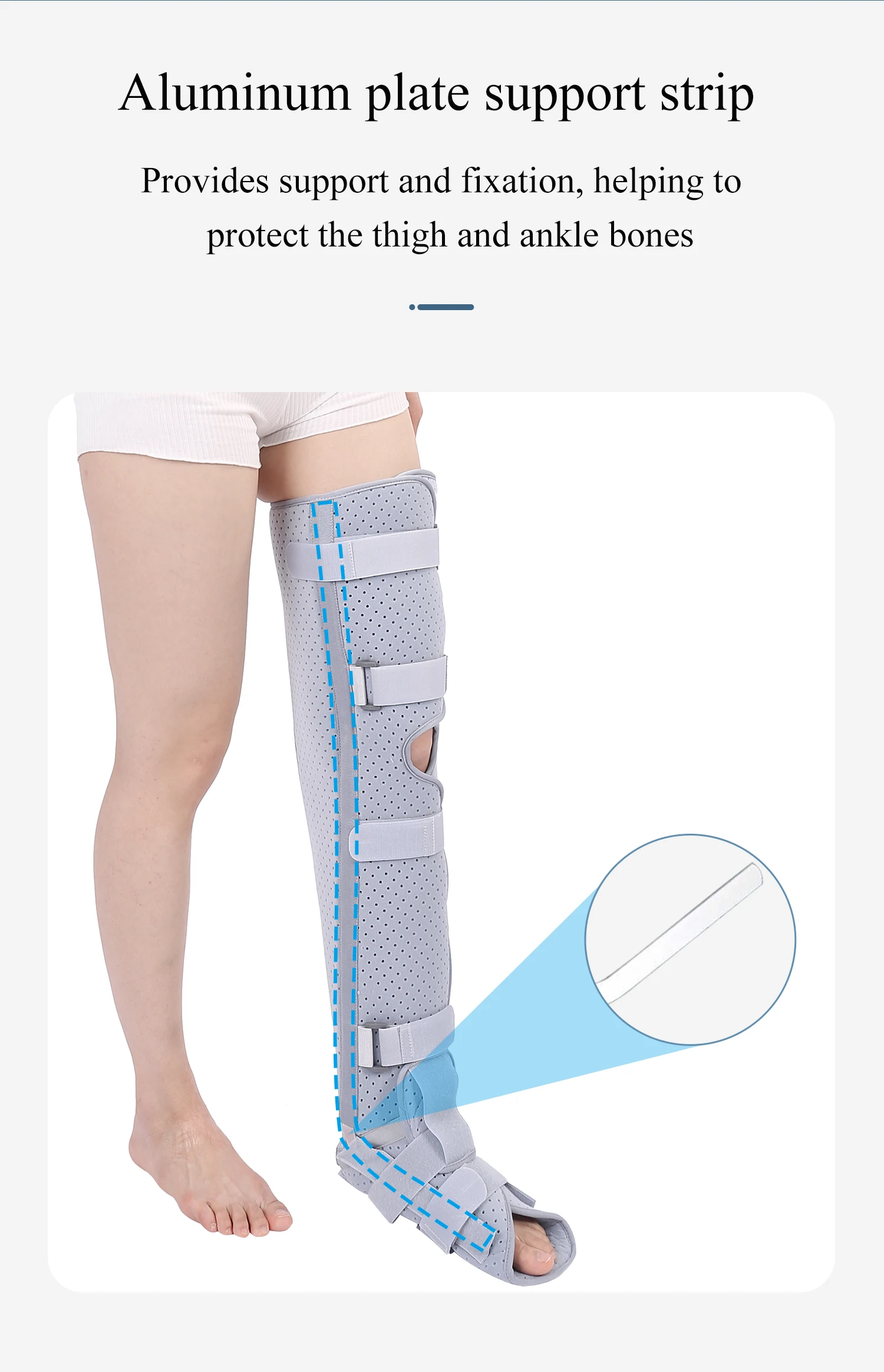 Orthotics Knee Joint Fixation Brace - Patellar Fracture Splint Protector
