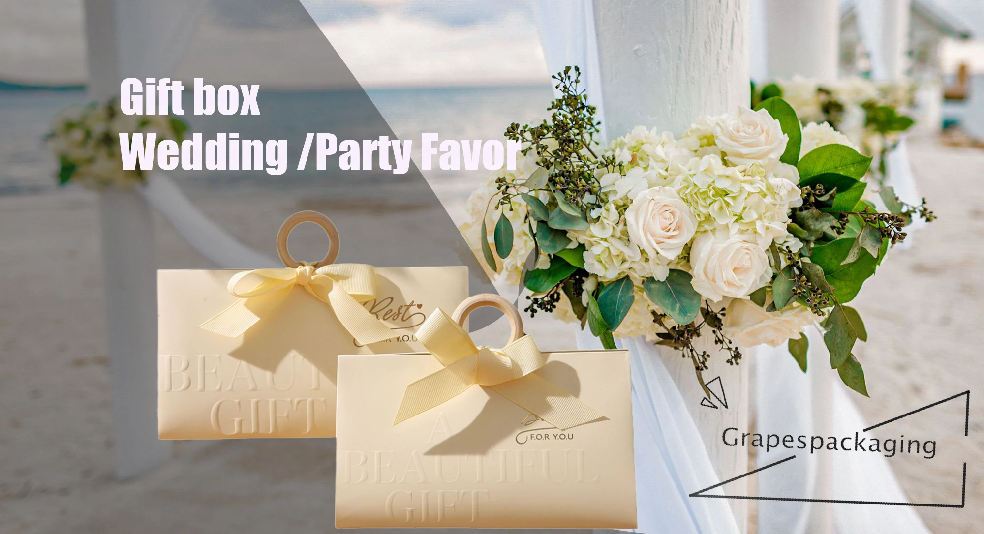 Factory Luxury Small Unique Packaging Folder Paper Wedding Favors Party ...