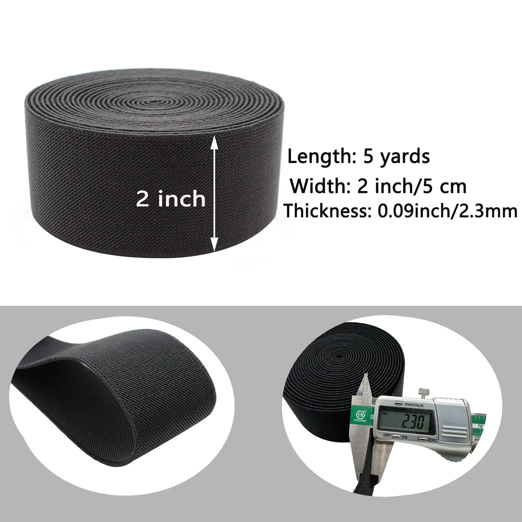 Eco Friendly Custom Color Elastic Band - High Quality Webbing