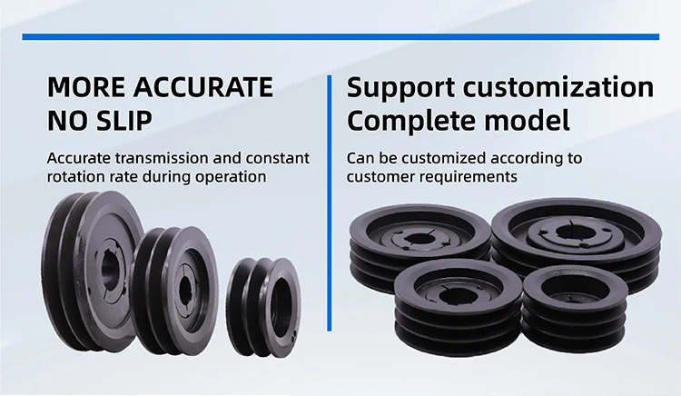 Standard Size SPA SPB SPZ Sheave Wheel Tension Pulley