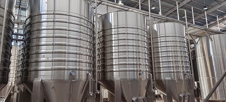 Conical Bottom Open Top Wine Fermenter with Variable Capacity Storage ...