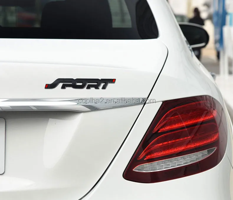 Custom 3d Metal Car Stickers Sport Word Letter Logo Emblem Badge Decals ...