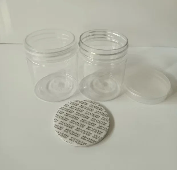 8 Oz Small Empty Clear Body Scrub Jars With Gold Lids - Oem/odm