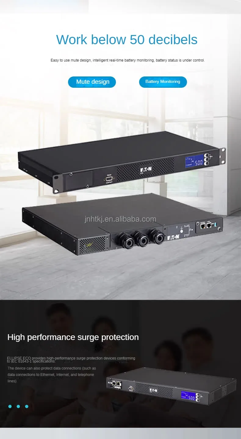 Eaton Eats16 Ats Rack Pdu,1u,Inputs (2) C20,3.84 Kw Max,16a,200-240v ...