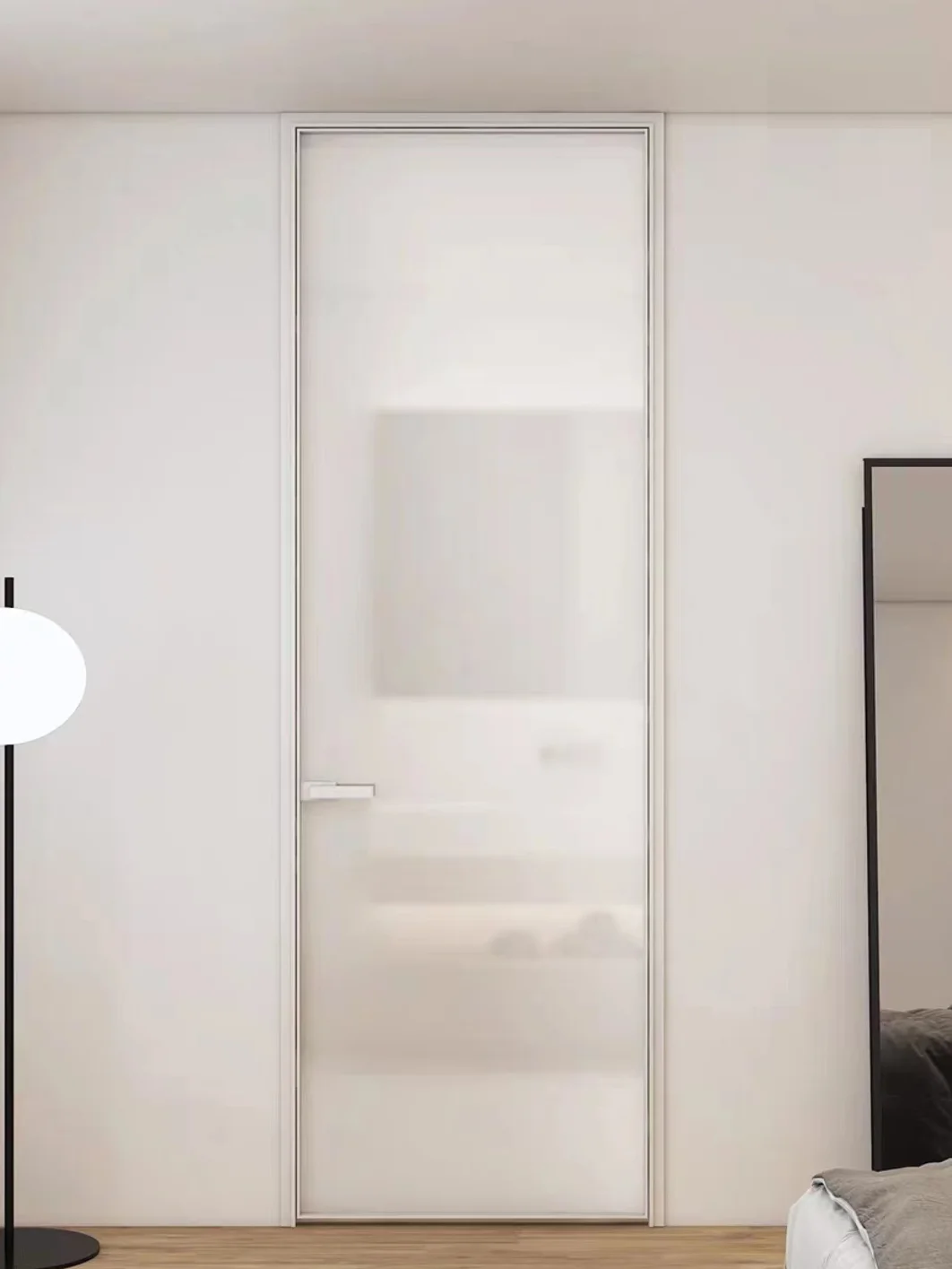 Single Track Kitchen Aluminum Barn Door French Style Sliding Barn Door ...