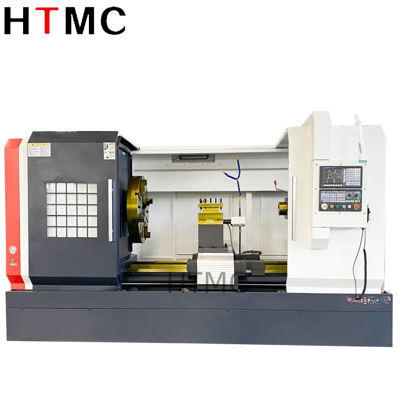 Heavy Cwk61100 Horizontal Cnc Lathe Automatic Cnc Lathe Metal Cutting ...