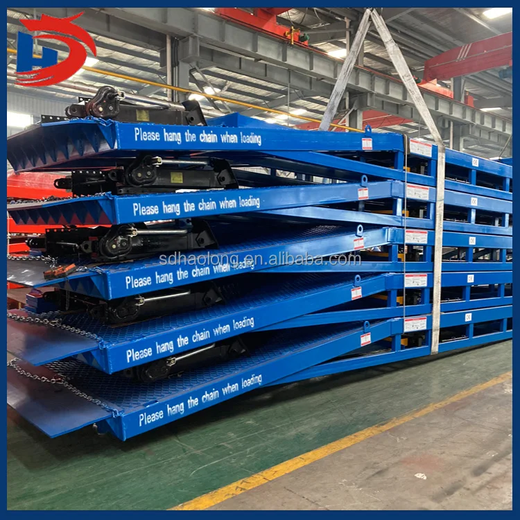 Container Cargo Unloading Platform Boarding Bridge Large Goods Vehicle Unloading Embarkation ...